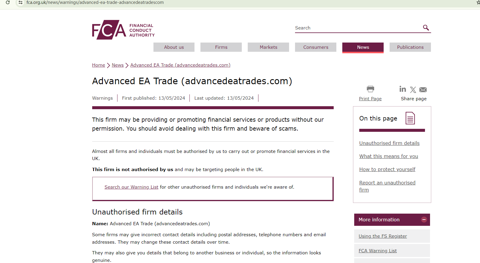 Advanced EA Trade Review 2025 | Information about Advanced EA Trade ...