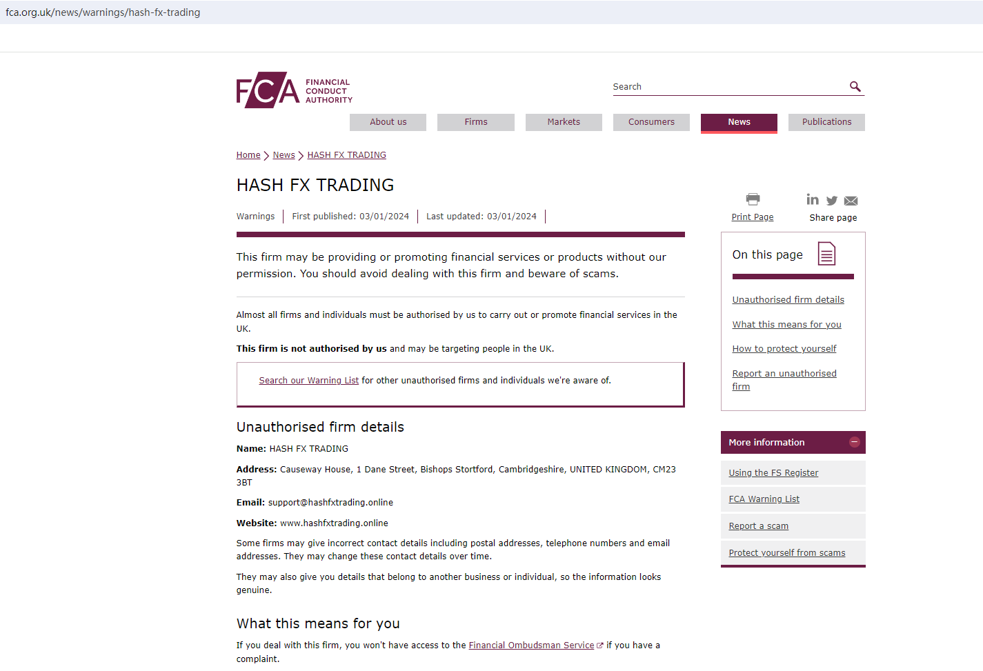 HASH FX TRADING Review 2025 | Information about HASH FX TRADING Forex ...