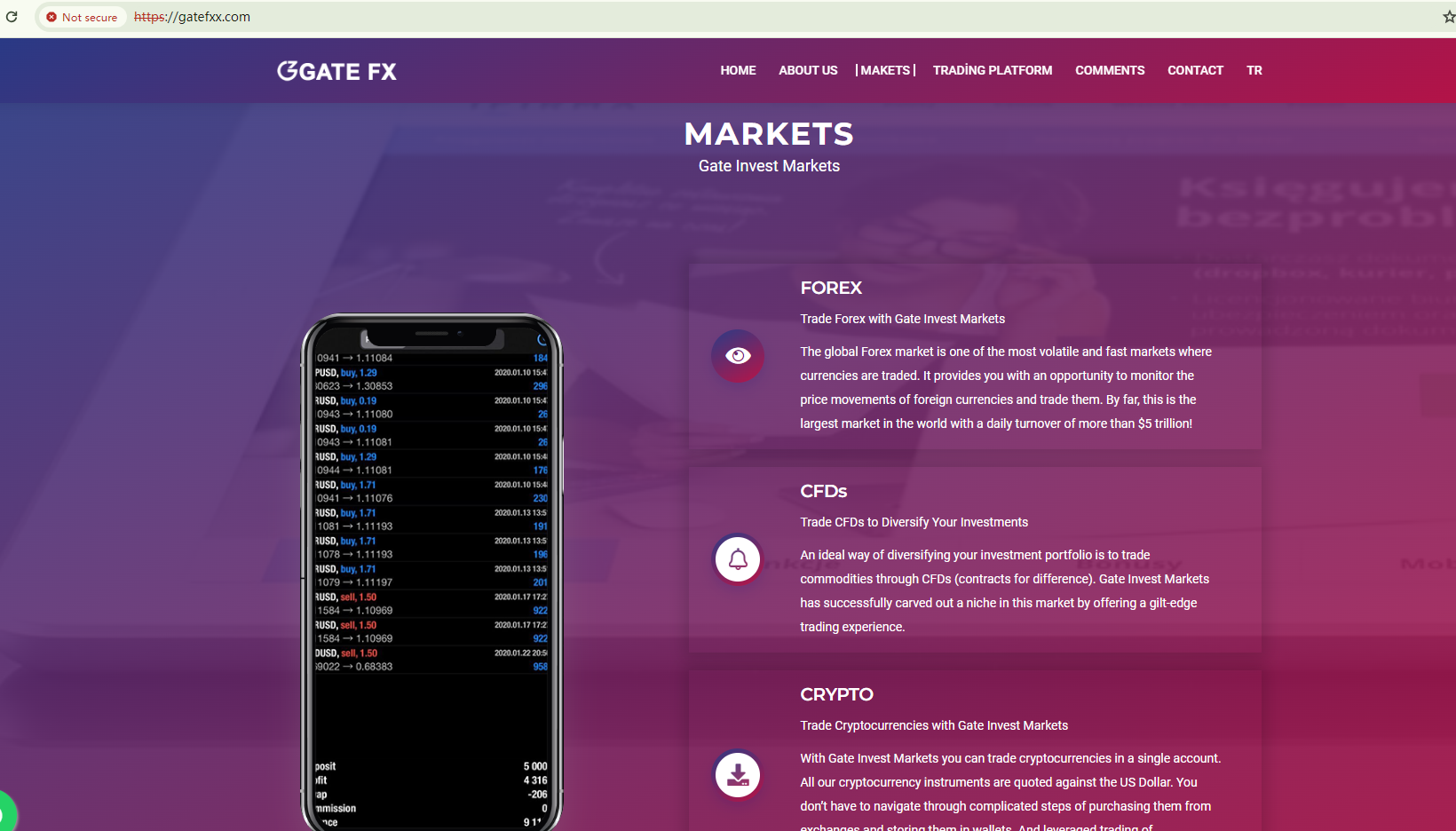 GATE FX Review 2025 | Information about GATE FX Forex Broker - BrokersView