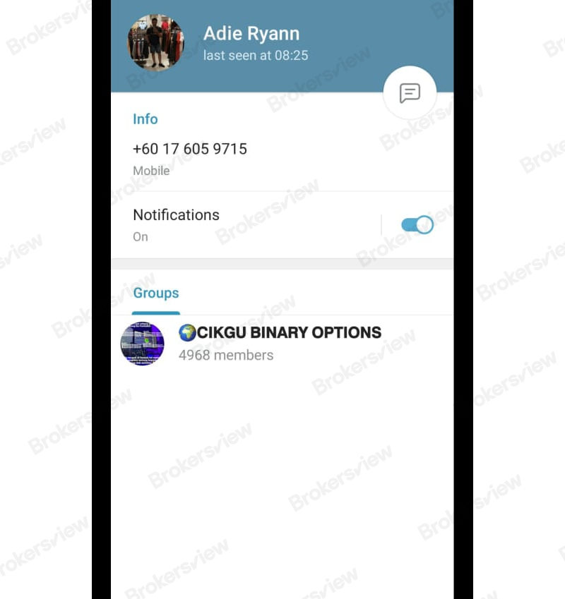 Beware of Scam Hiding in Social Media: The Group Chat CIKGU Binary Options is a SCAM - BrokersView