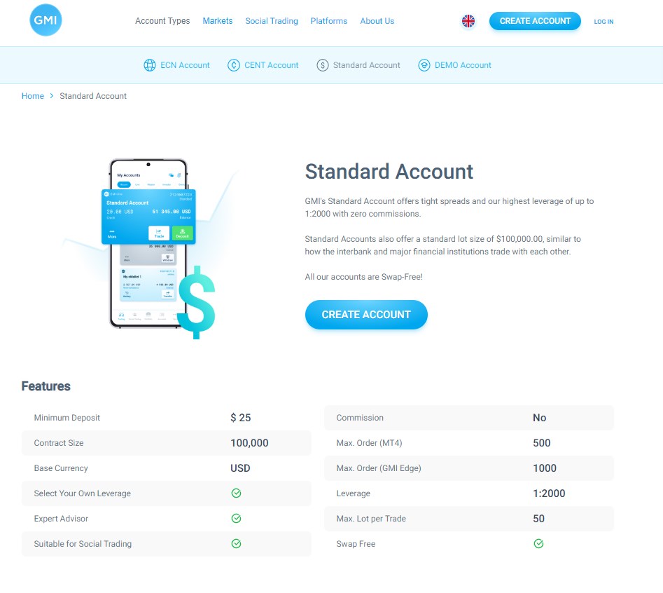 Exploring GMI Broker Account Types and Login Options - BrokersView