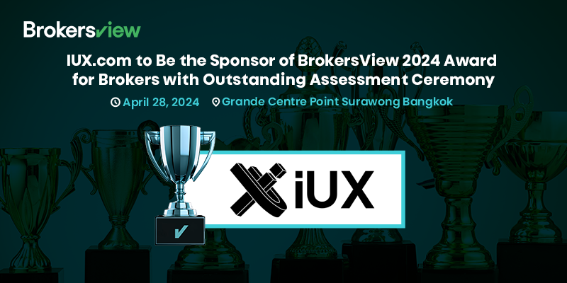 IUX.com が BrokersView 2024 優秀ブローカー選定授賞式のスポンサーに - BrokersView