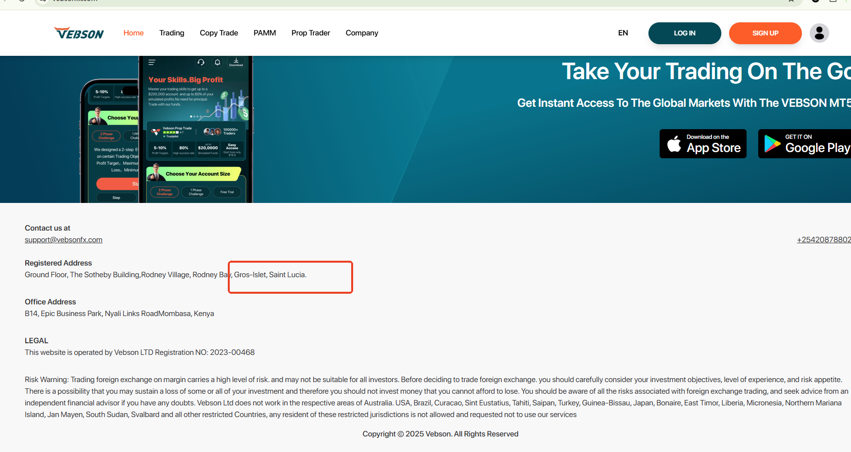 Vebson Review 2025 | Information about Vebson Forex Broker - BrokersView