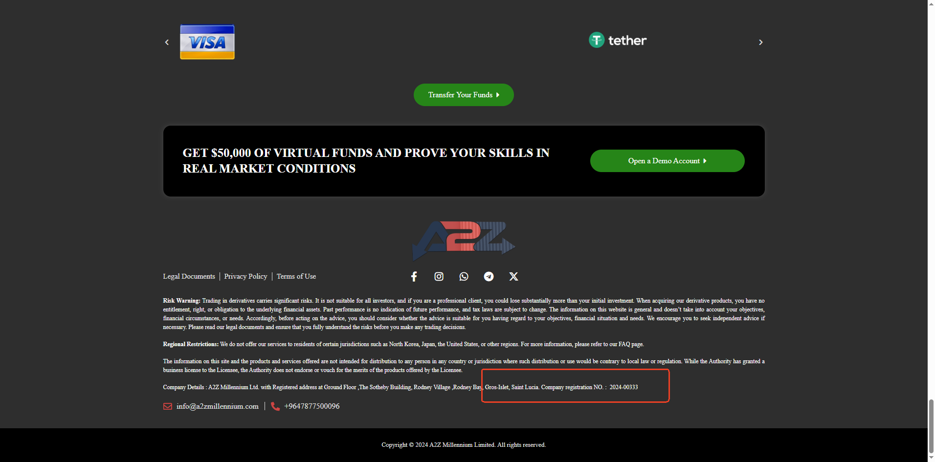 A2Z Millennium Review 2025 | Information about A2Z Millennium Forex Broker - BrokersView