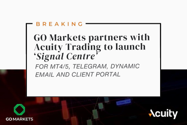 GO Markets与Acuity Trading合作推出“Signal Centre” - BrokersView